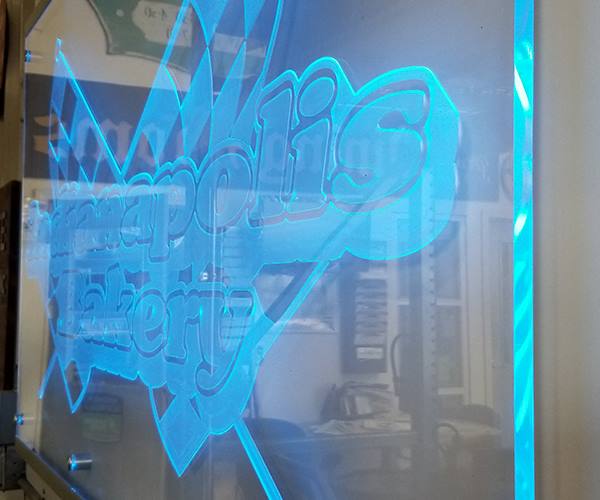 Edge-Lit Acrylic Lighted Signs | Green Sign Company
