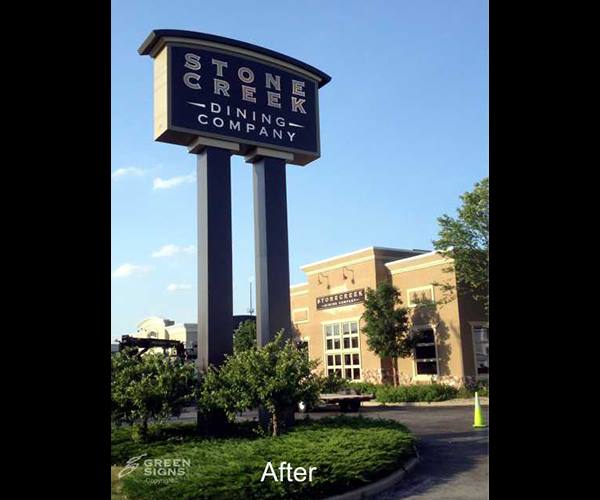 Hi-Rise & Pylon Signs | Green Sign Company
